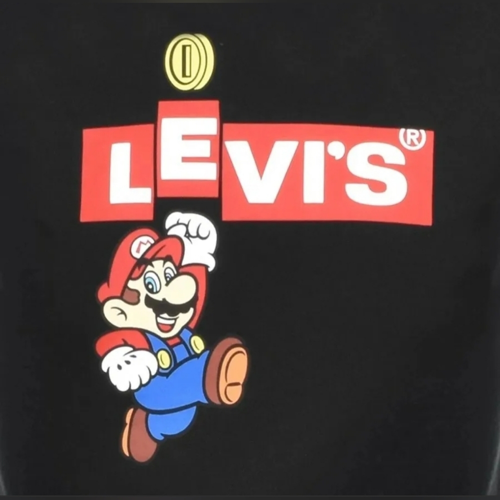 Levi's X Super Mario Boxtab Logo T-Shirt - Gem